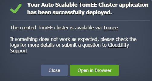 Auto Scalable Tomee Cluster On Cloudjiffy Cloudjiffy